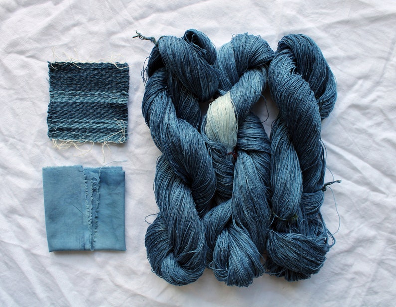 Natural Indigo Dye, Indigofera Tinctoria Pigment for Plant Dyeing ...