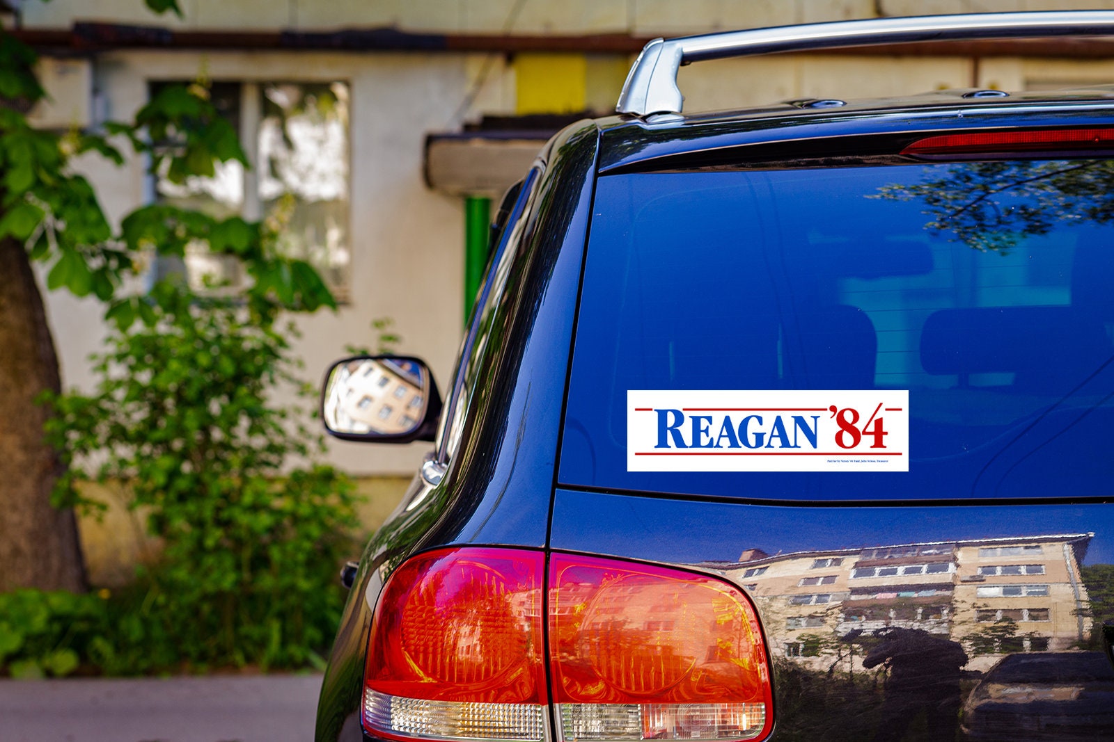 Vintage 1984 Ronald Reagan Campaign Bumper Sticker / Replica Retro ...
