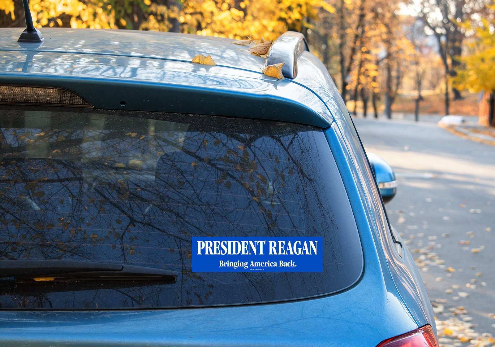 Vintage 1984 Ronald Reagan Campaign Bumper Sticker / Replica Retro ...