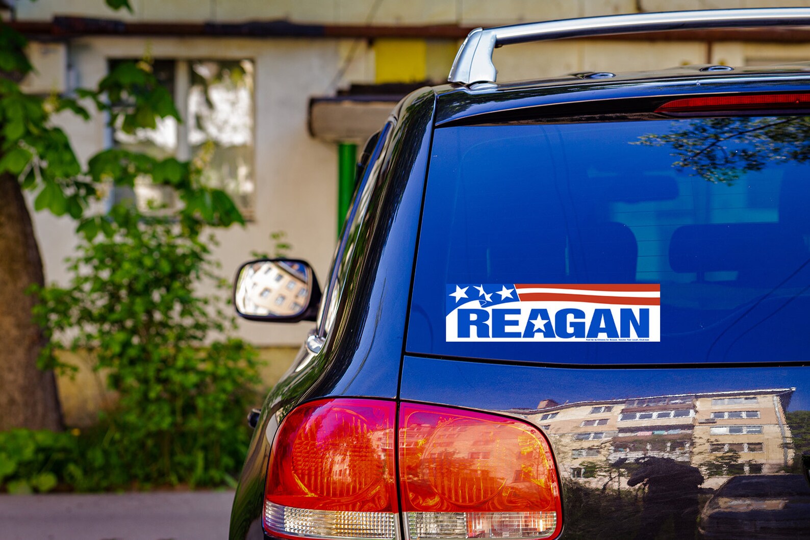 Vintage 1980 Ronald Reagan Campaign Bumper Sticker / Replica Retro ...