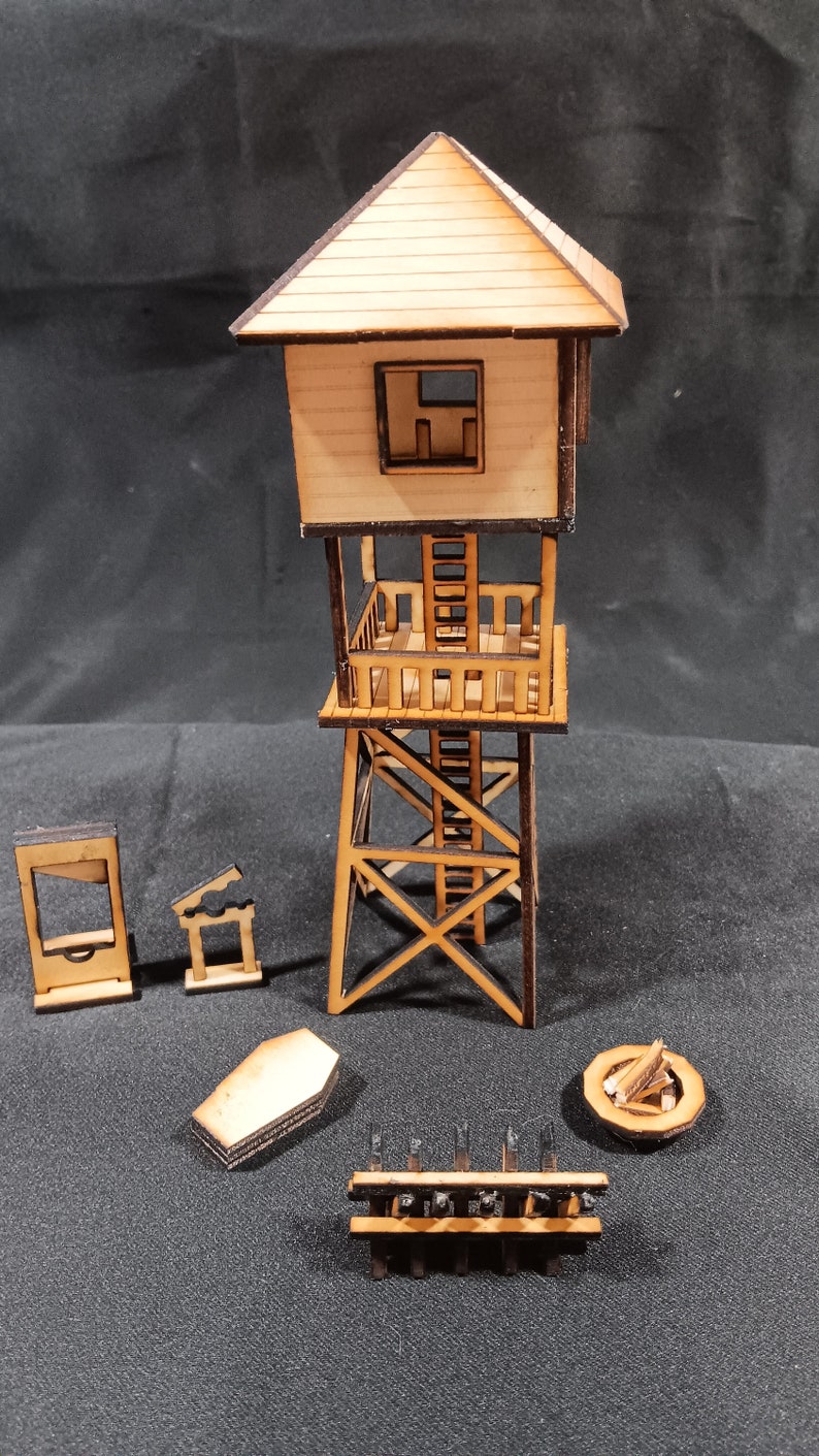 28mm Scale Outdoor Terrain Kit: Laser Cut Model Plans (digital Download ...