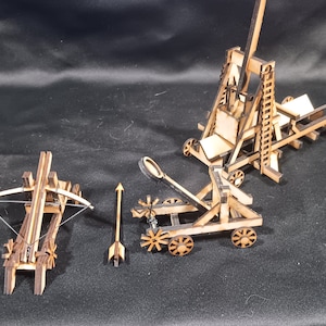 Medieval Siege Warfare Pack: Working Trebuchet, Ballista, Catapult ...