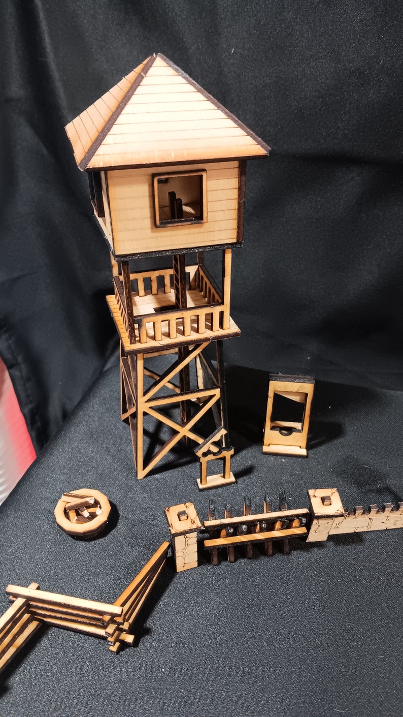 28mm Scale Outdoor Terrain Kit: Laser Cut Model Plans (digital Download ...