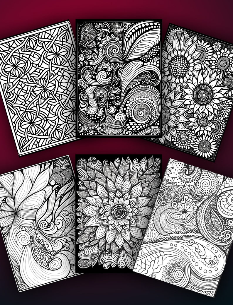 Mindful Meditations Adult Coloring Book: 200 Patterns, Mandalas, and ...