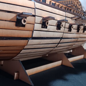 Sailing Ship Laser Cut Model Plans, 28mm Scale Galleon (digital ...