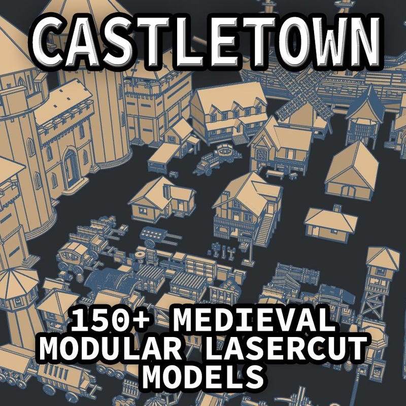 28mm Scale Card Model - Etsy