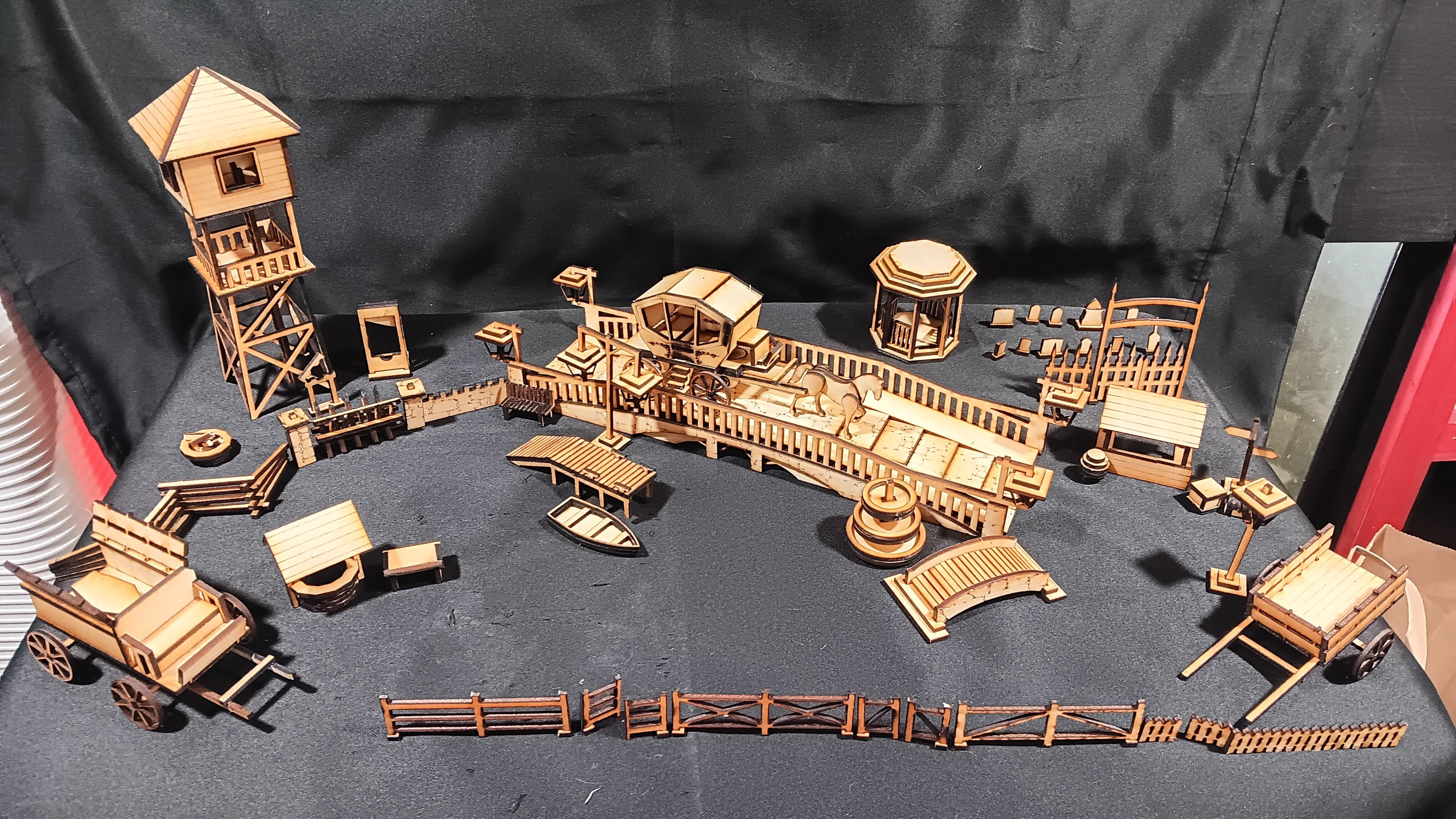 28mm Scale Outdoor Terrain Kit: Laser Cut Model Plans (digital Download ...
