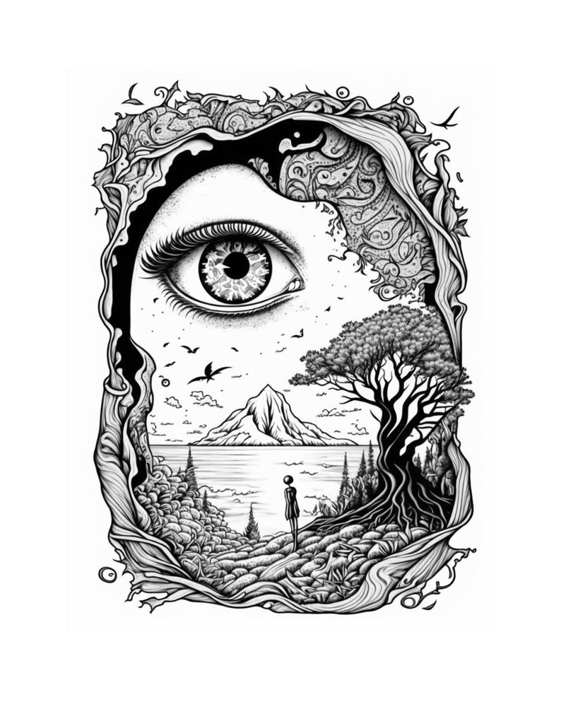 Dreamscape Adult Coloring Book: 200 Surreal Dream Coloring Pages ...