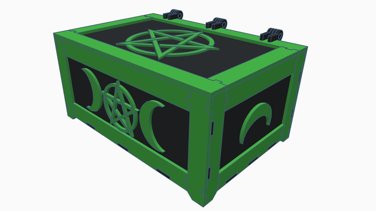 Witches Stash Box Laser Cut Plans SVG Digital Download - Etsy