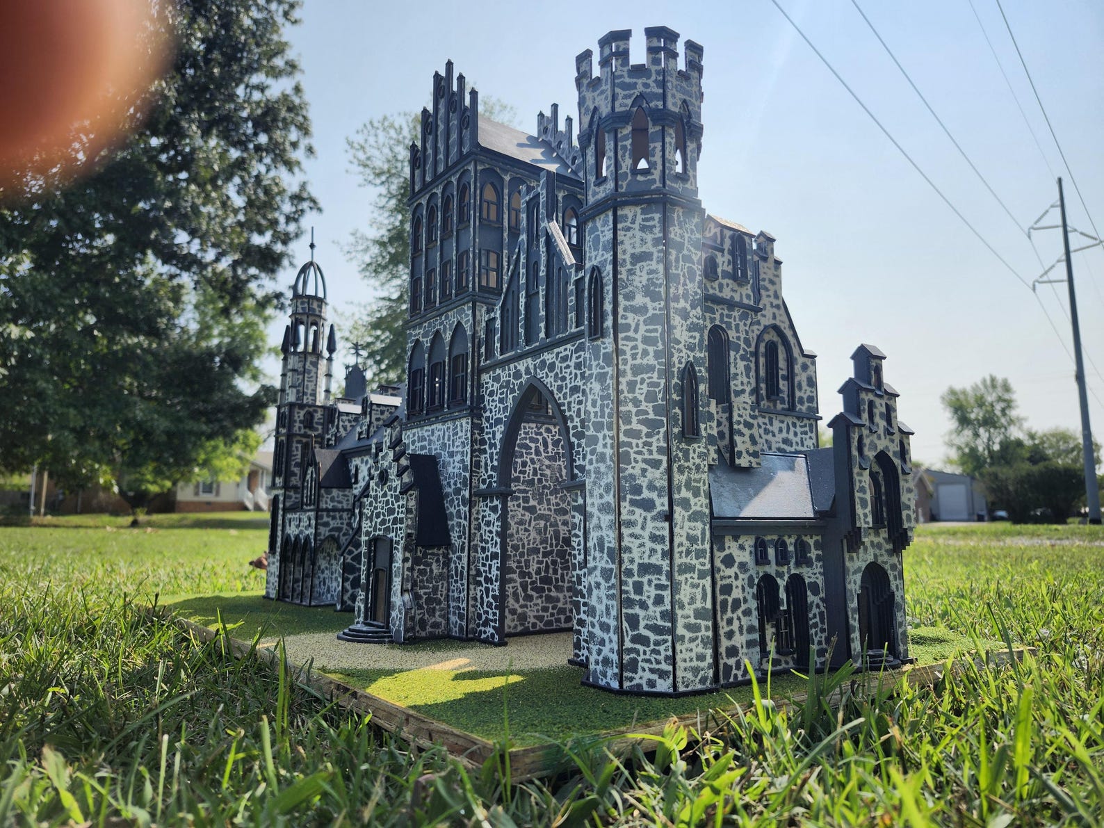 Laser Cut Gothic Castle Model SVG: 28mm Scale DIY Kit With Stonework ...