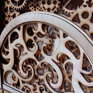 Gothic Steampunk Mantle Clock Laser Cut Plans (digital Download) - Etsy