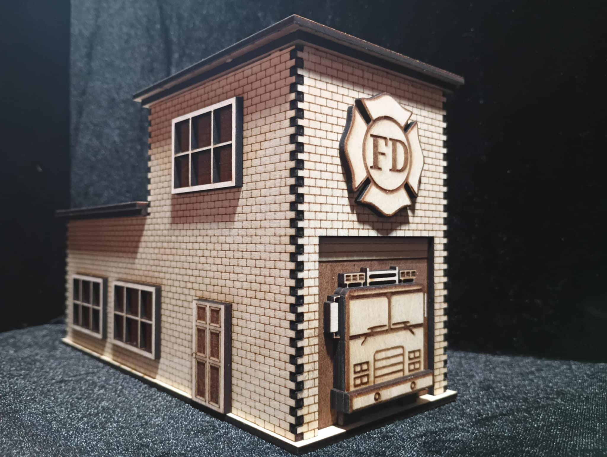 1:72 Scale City Building Bundle SVG Files | Laser Cut 3mm Wood (digital ...