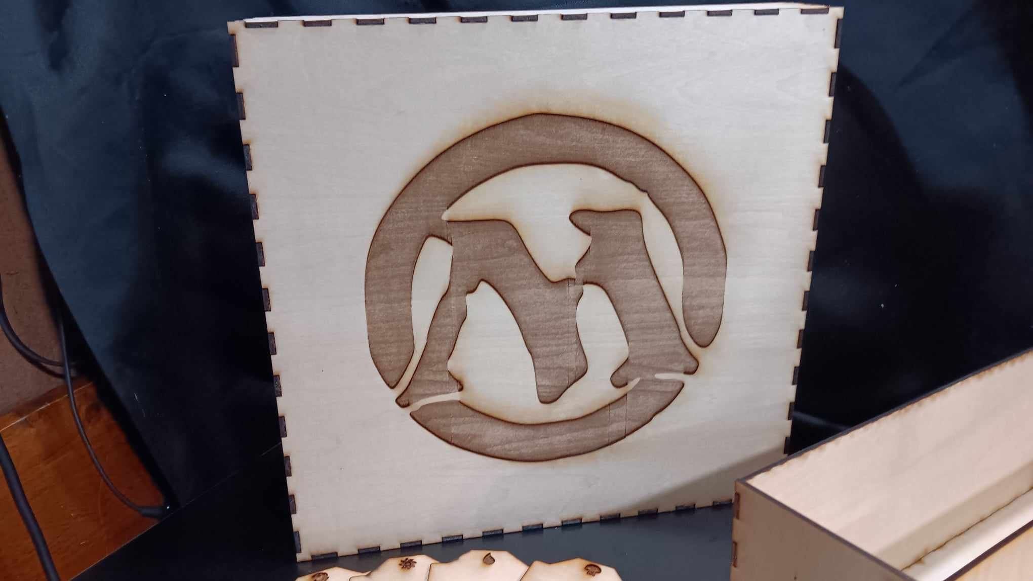 Laser Cut Trading Card Organizer Box: Customizable Pokemon/mtg SVG ...