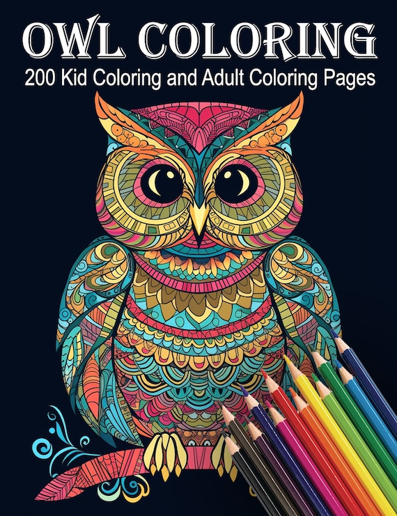 Owl Pictures For Kids To Color