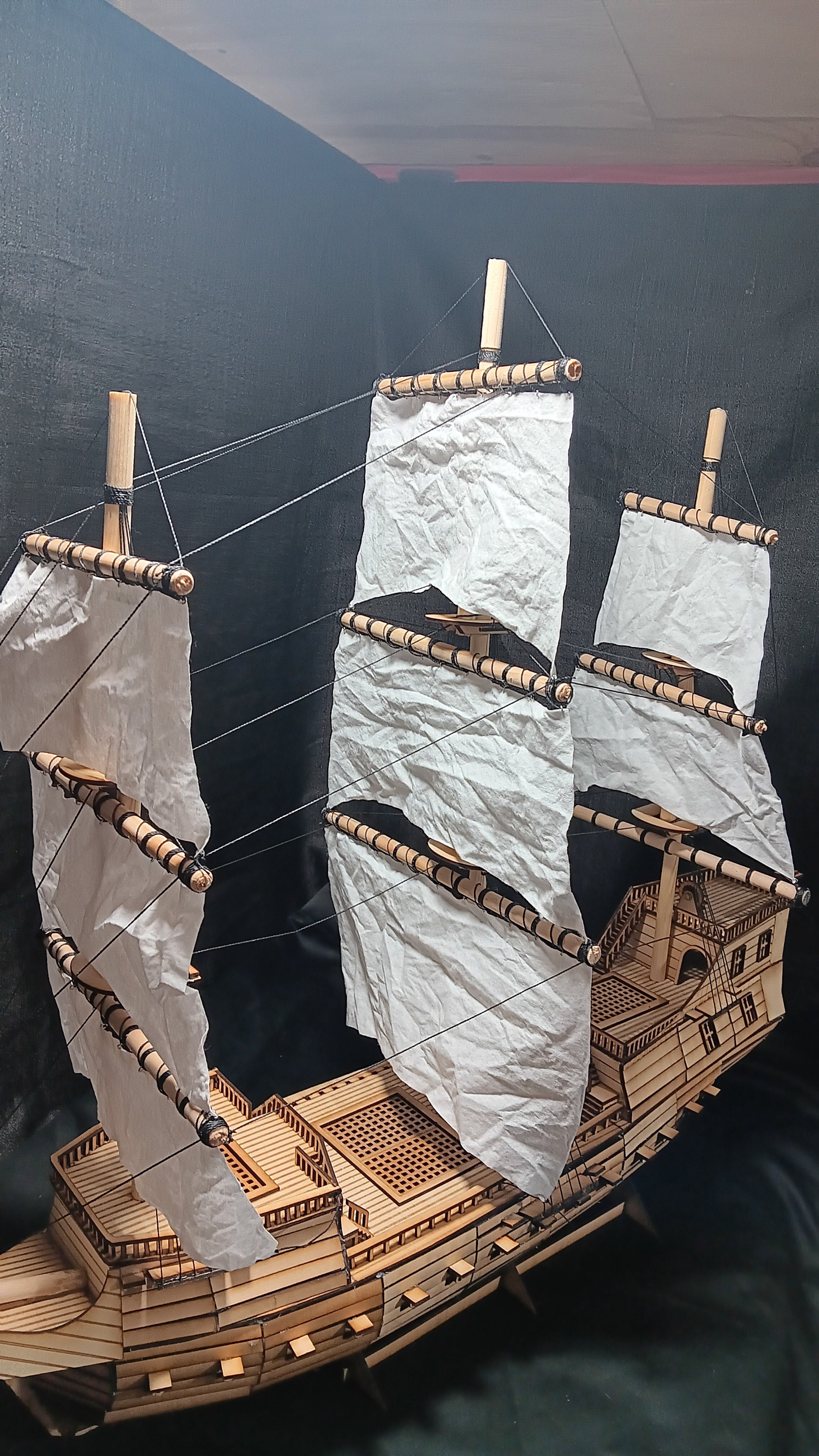 Sailing Ship Laser Cut Model Plans, 28mm Scale Galleon (digital ...