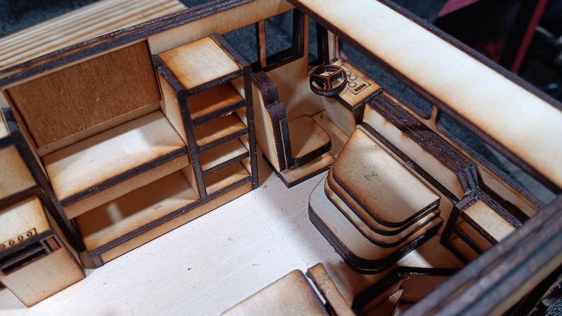 1:25 Scale 1989 International School Bus Skoolie Tiny Home RV ...