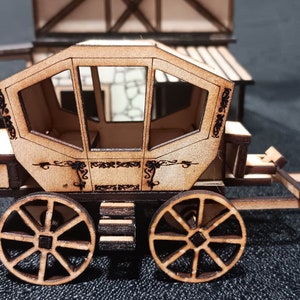 28mm Scale Inn/tavern and Stable Medieval Farm Laser Cut Miniatures for ...