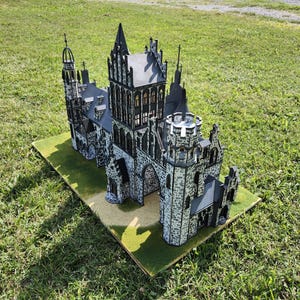 SVG Laser Cut Gothic Castle Model | 28mm 1:72 Scale | 4000 Pieces | DIY ...