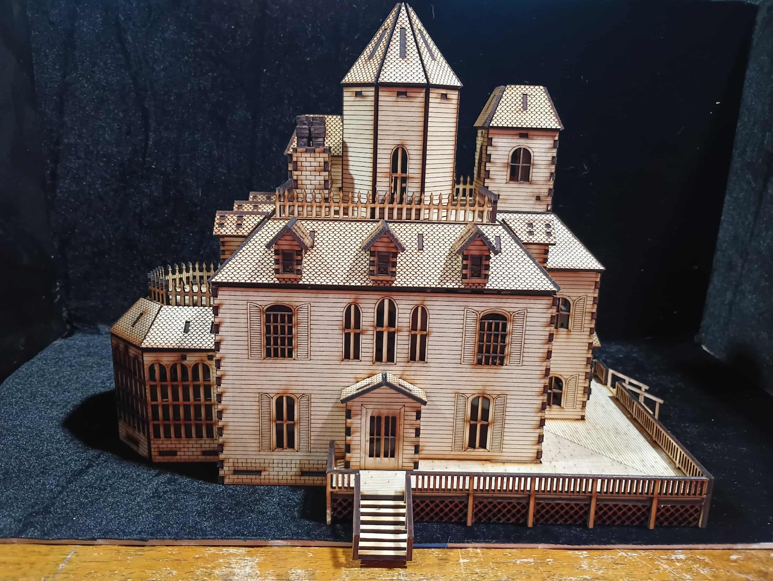 Grand Victorian Manor / Haunted House Laser Cut Miniature Model Plans ...