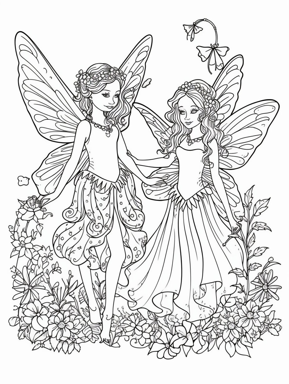 Enchanting Fairy Realms Coloring Book: 200 Coloring Pages for Fairy ...