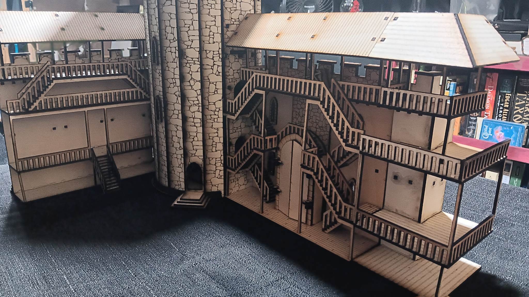 28mm Scale Castle Wall Modular Laser Cut Miniature for D&D - Etsy