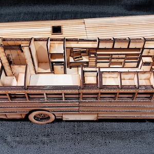 1:25 Scale 1989 International School Bus Skoolie Tiny Home RV ...