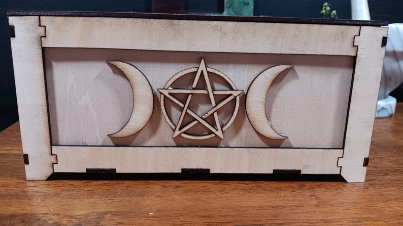 Witches Stash Box Laser Cut Plans SVG DXF AI LBRN2 Digital - Etsy