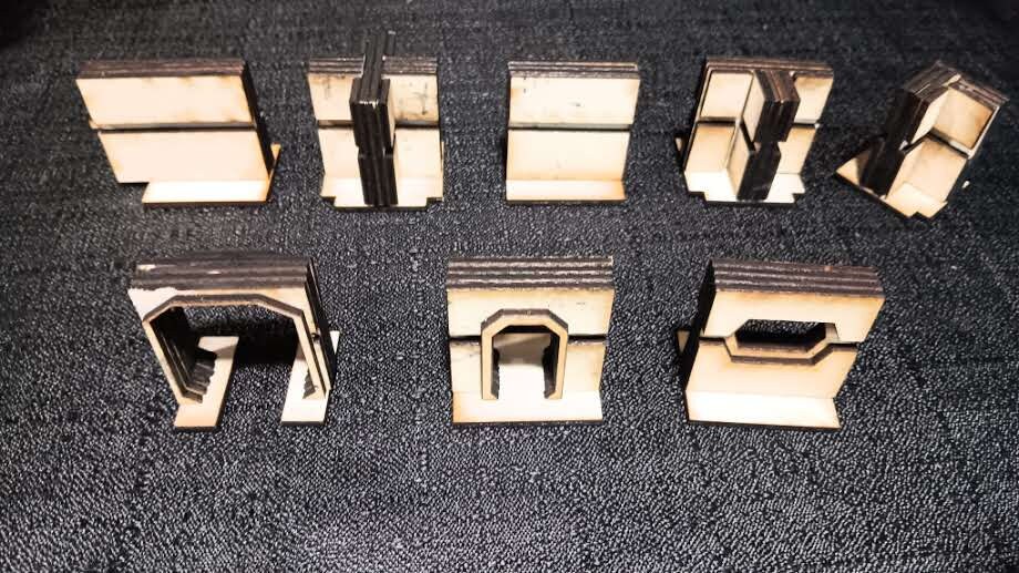 50 Piece 28mm Scale Sci-fi Modular Laser Cut Miniatures for - Etsy ...