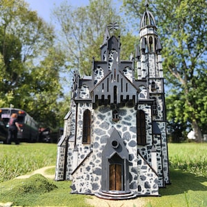 SVG Laser Cut Gothic Castle Model | 28mm 1:72 Scale | 4000 Pieces | DIY ...