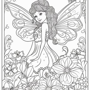 Enchanting Fairy Realms Coloring Book: 200 Coloring Pages for Fairy ...