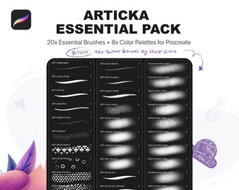 Watercolor Brush Pack V2 for Procreate - Etsy