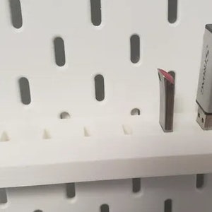 Ikea Skadis Flash Drive Holder/ Pegboard USB Holder - Etsy
