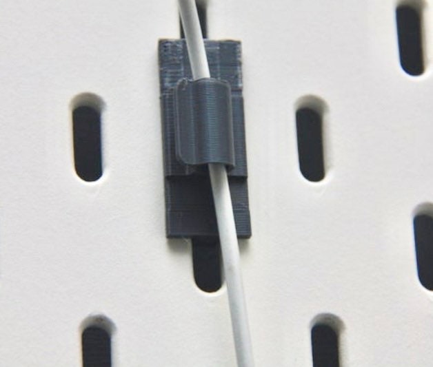 Set of 3 Cable Guides for Ikea Skadis/ Pegboard - Etsy