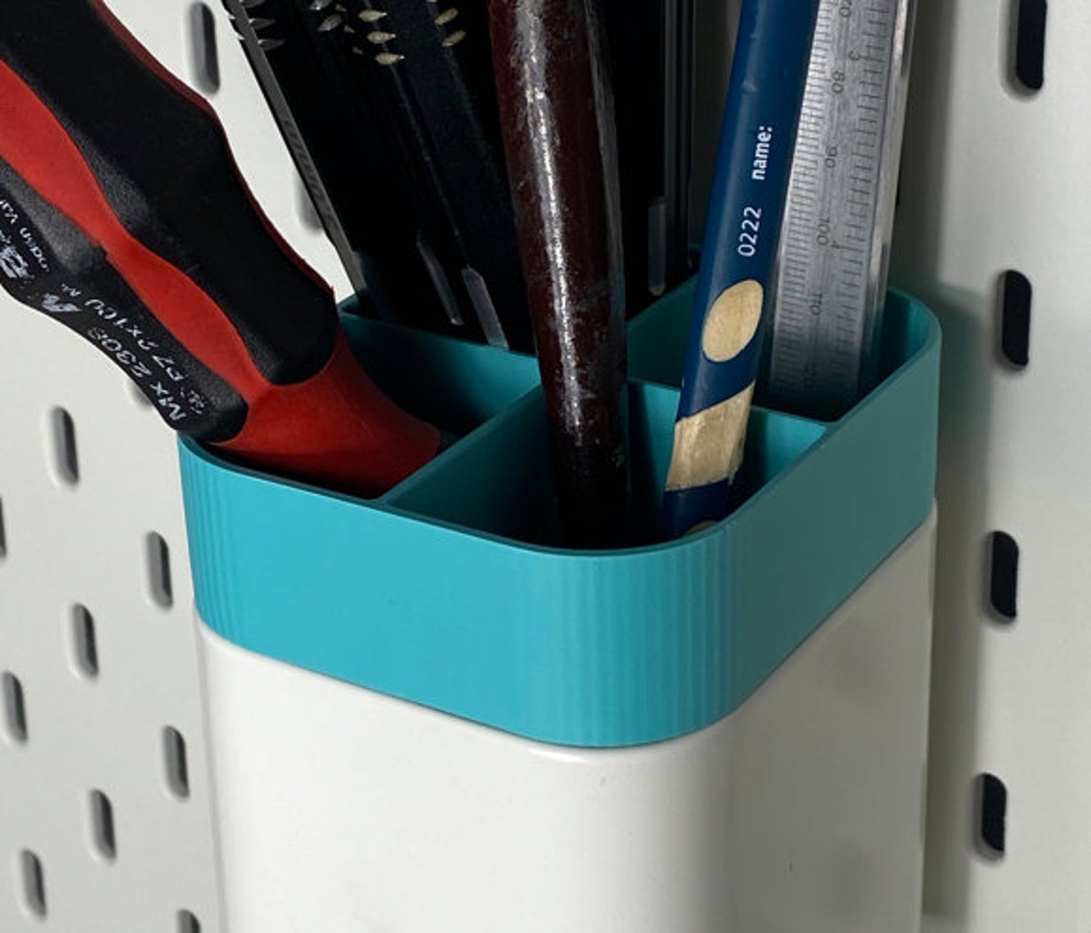 Ikea Skadis Holder Extender With Compartments-ikea Pegboard-ikea ...