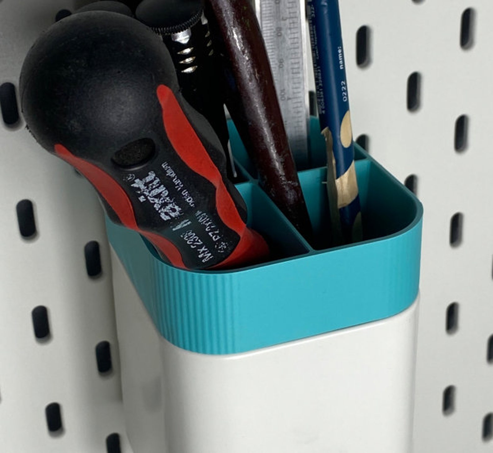 Ikea Skadis Holder Extender With Compartments-ikea Pegboard-ikea ...