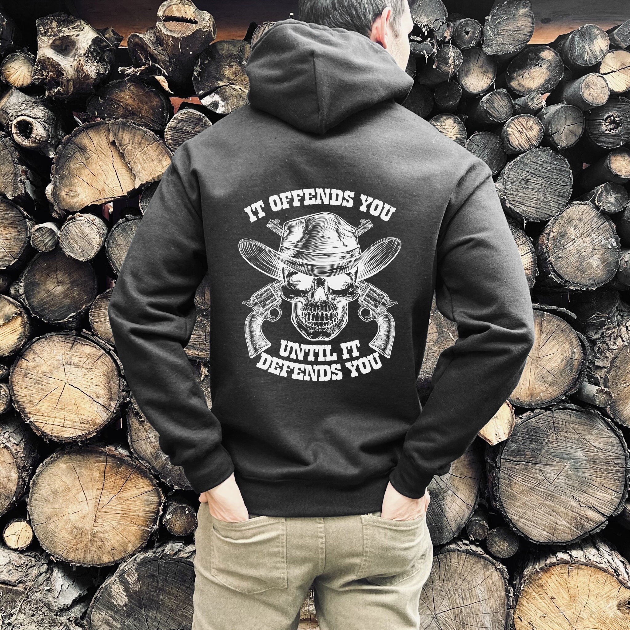 It Offends You Until It Defends You Hoodie 2nd Amendment Hoodie ...