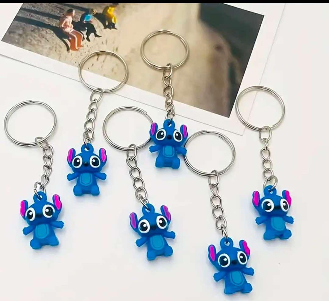 Lilo and Stitch Keychain, Disney Keyrings, Gift for Daughter, Handmade ...