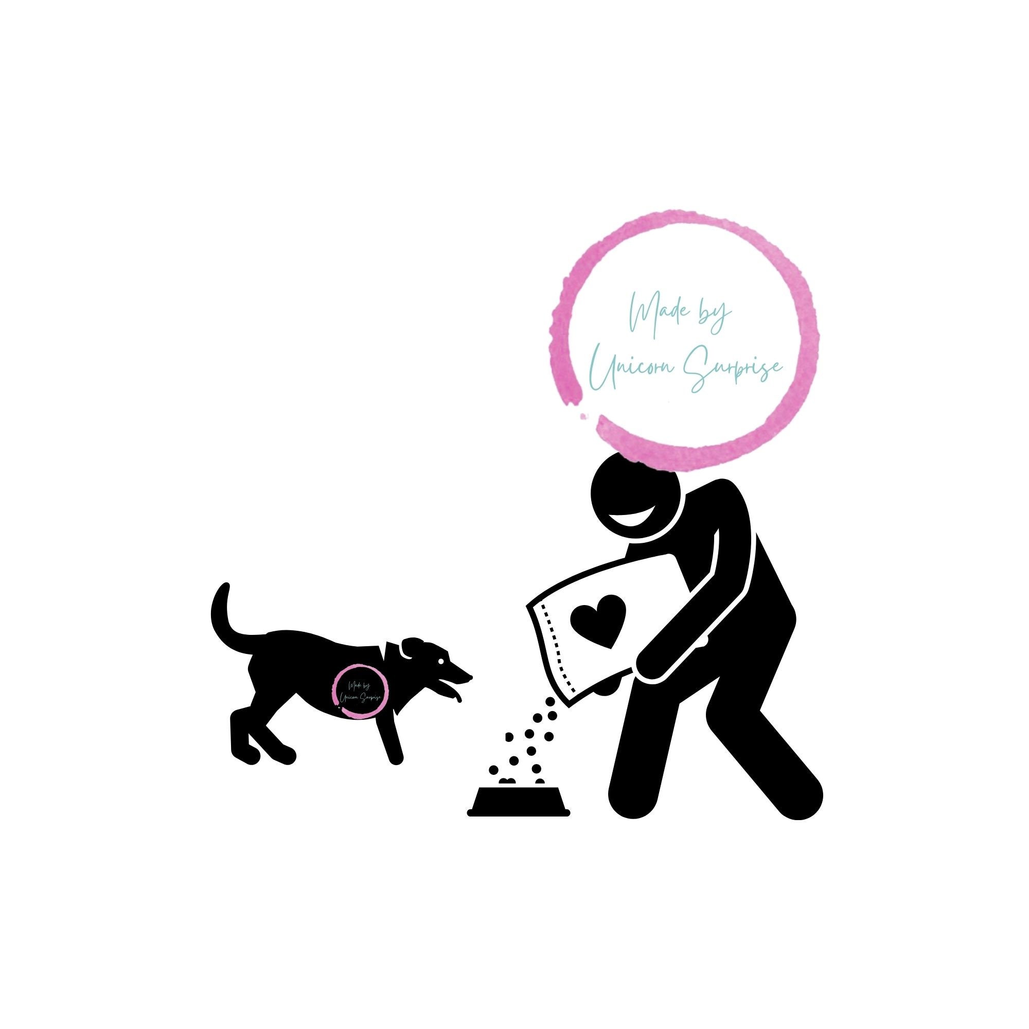 Feeding The Dog Clipart