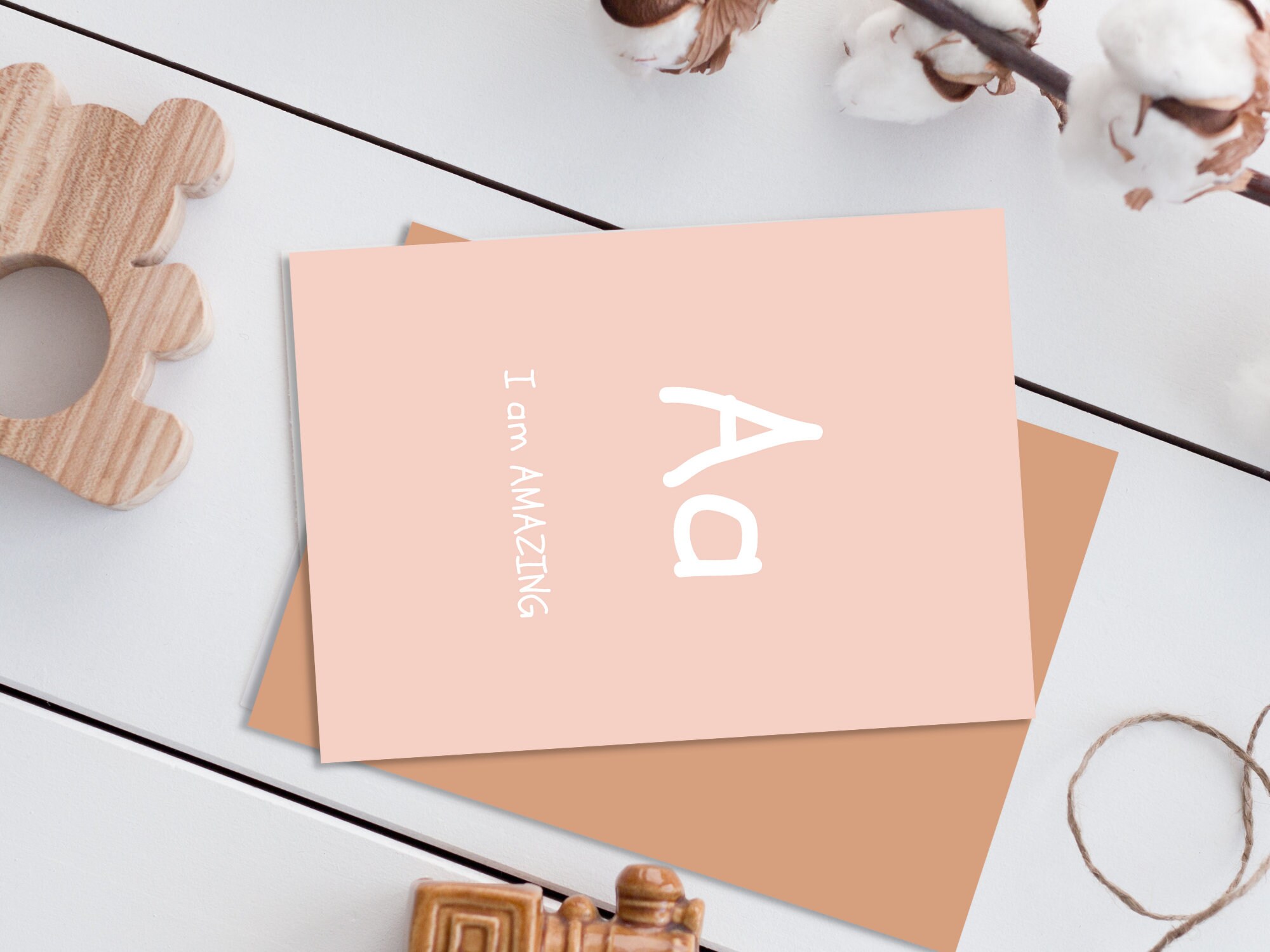 Alphabet Flashcards Positive Affirmations Digital Download/printable - Etsy