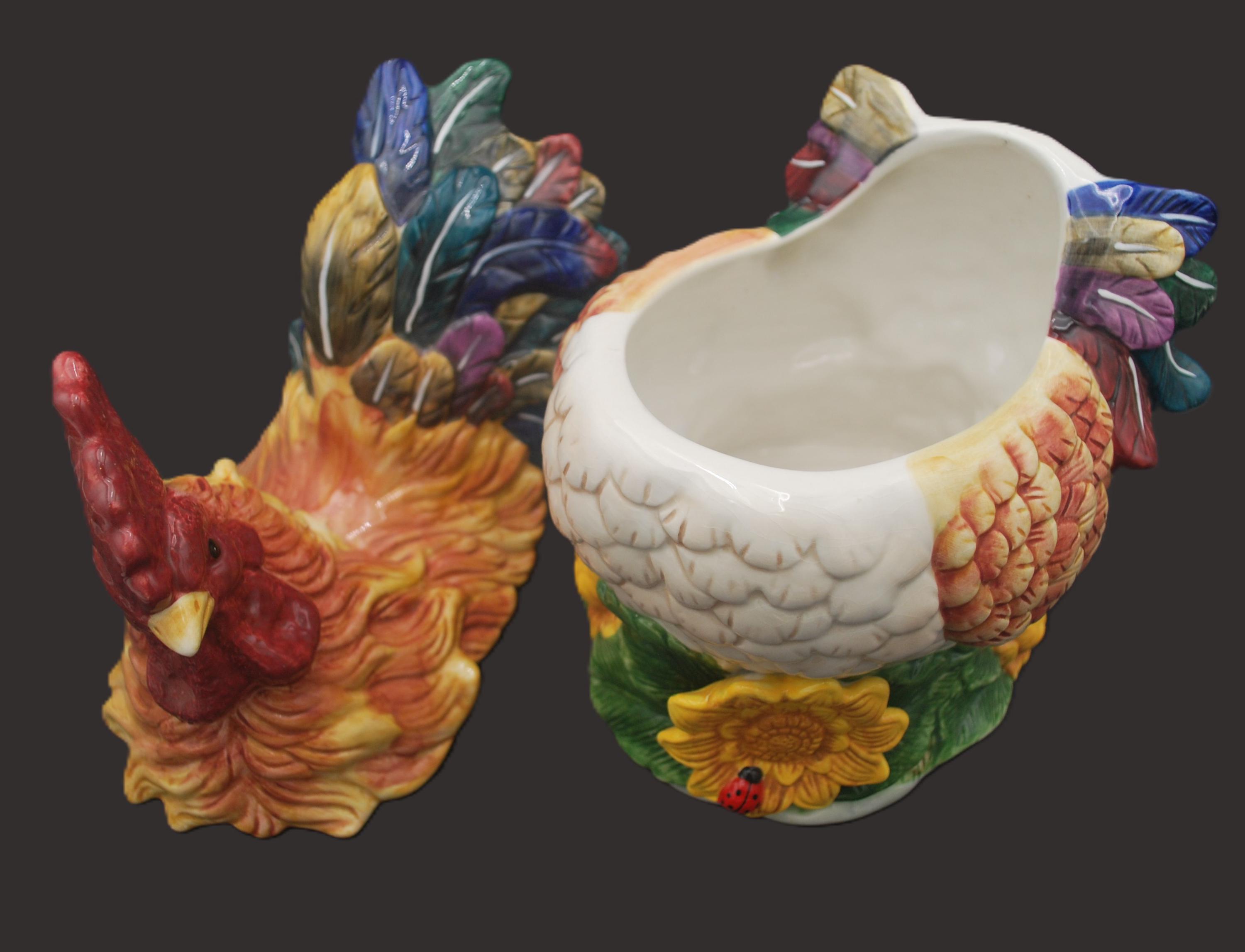 Vintage Rooster Cookie Jar - Etsy