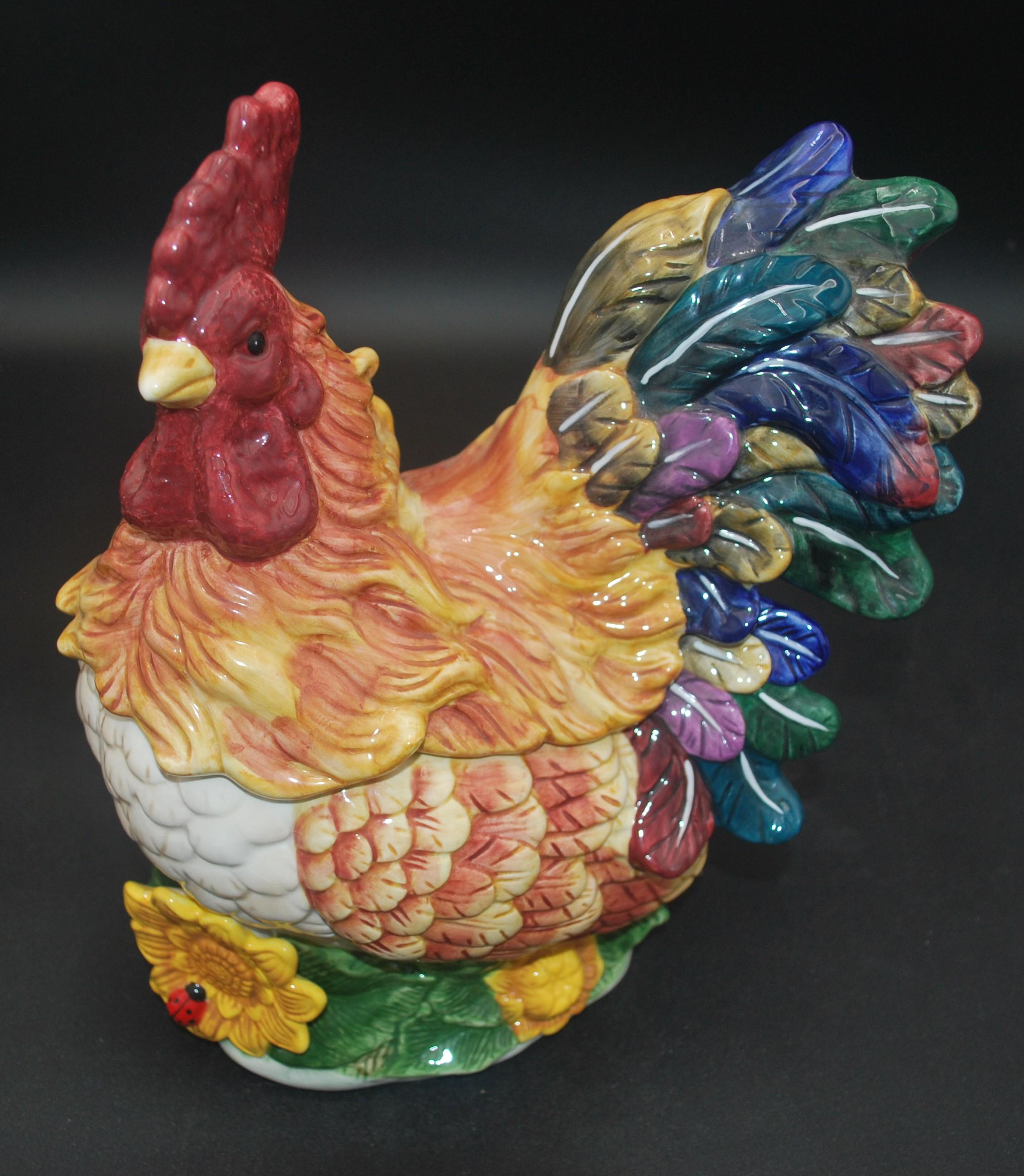 Vintage Rooster Cookie Jar - Etsy