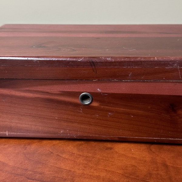 Lane Cedar Chest Jewelry Box - Etsy