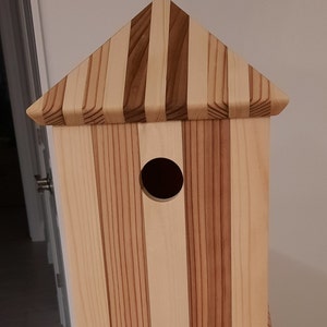071 Build to Order Cedar Birdhouse Beach Tent Style - Etsy