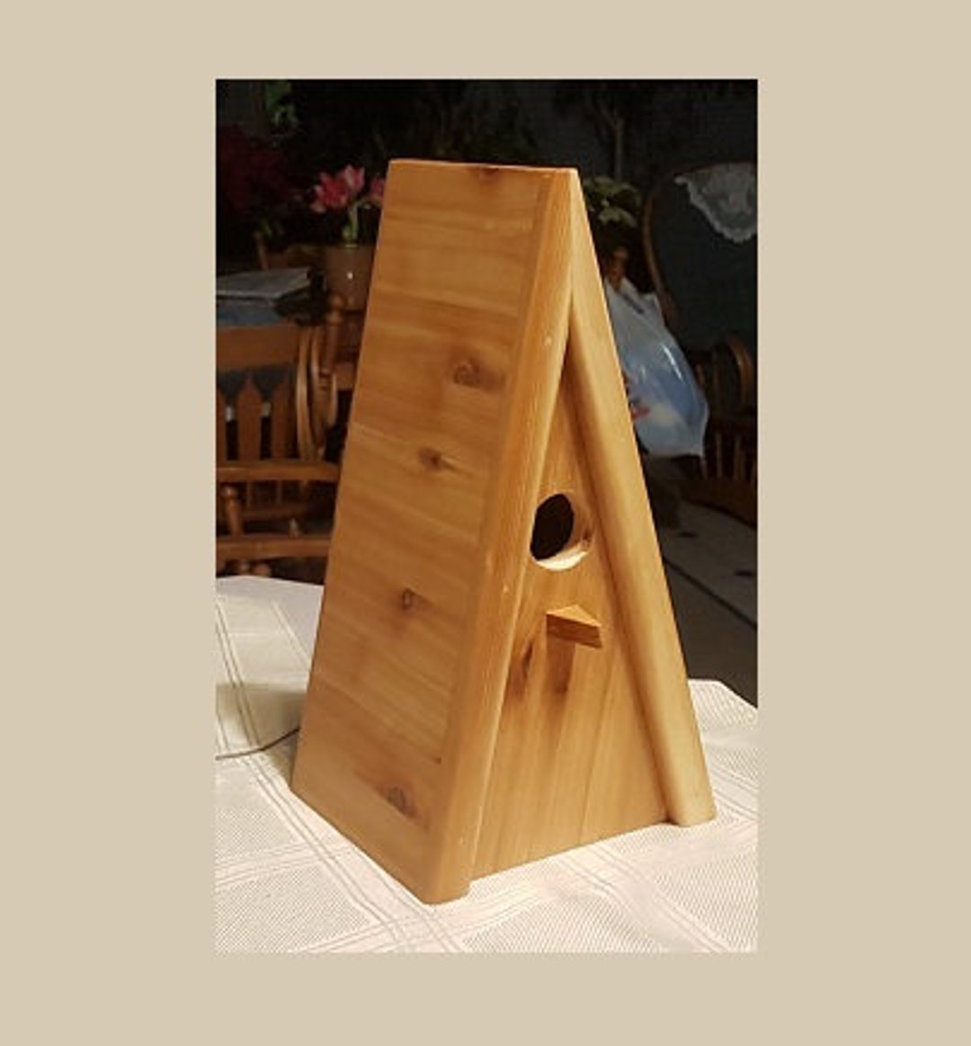 B014 - Build to Order - Cedar A-frame Birdhouse - Etsy