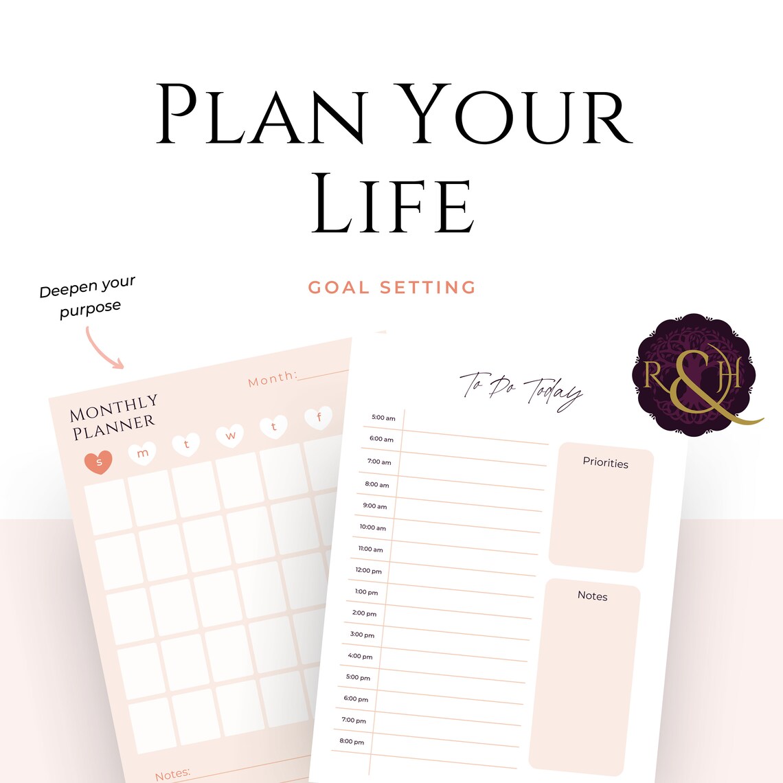 Life Goal Toolkit Digital Planner Wheel of Life Vision - Etsy
