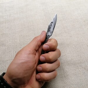 Hand Forged Primitive Neck Knife - Etsy