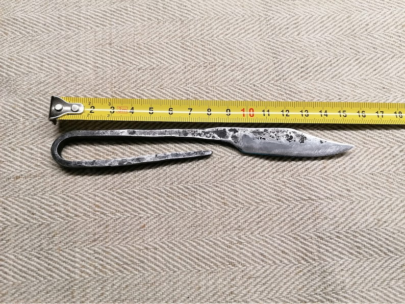 Hand Forged Primitive Neck Knife - Etsy