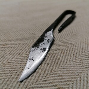 Hand Forged Primitive Neck Knife - Etsy