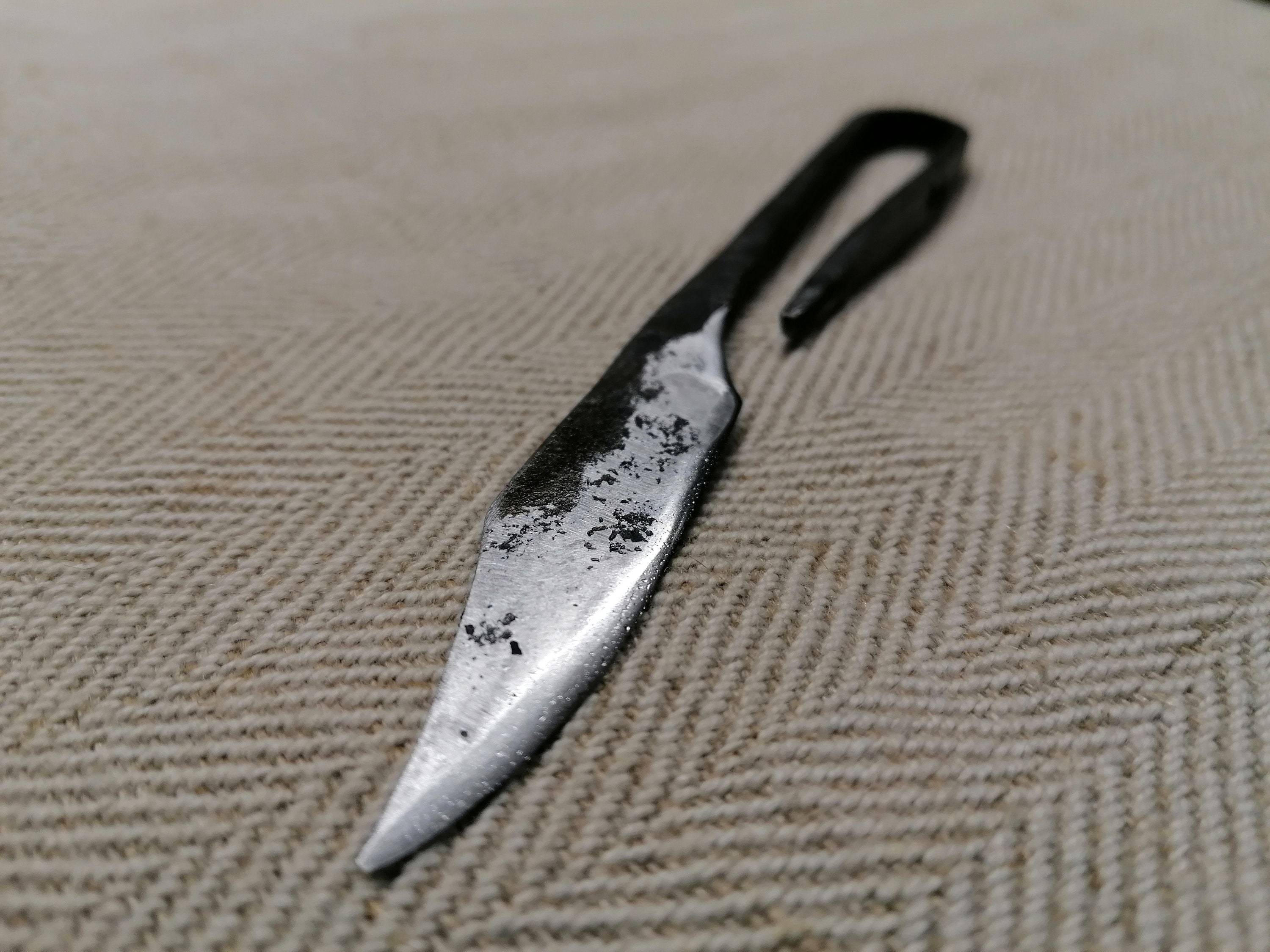 Hand Forged Primitive Neck Knife - Etsy