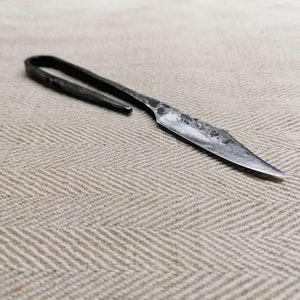 Hand Forged Primitive Neck Knife - Etsy